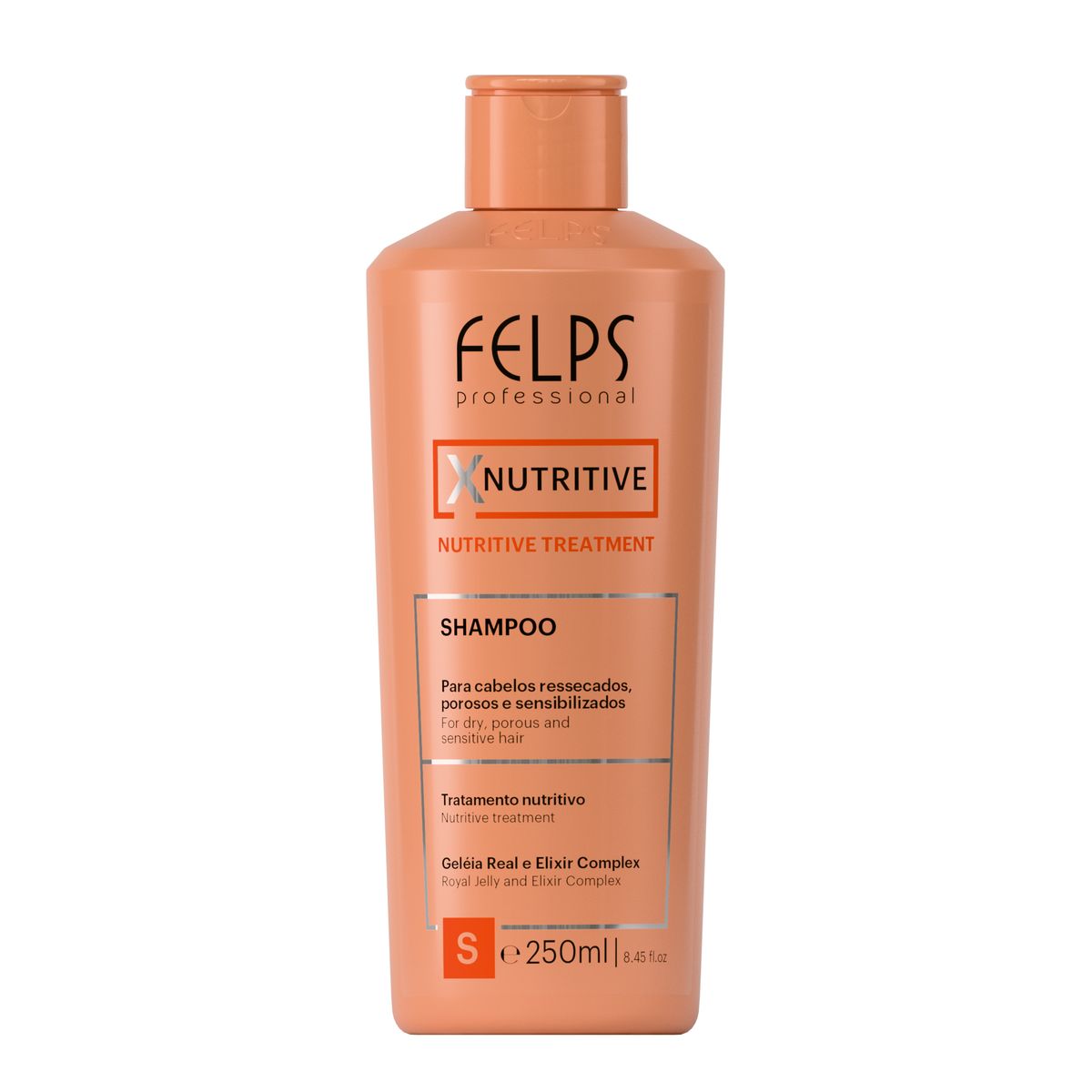 Shampoo x nutritive felps 250ml | Diva Cosméticos